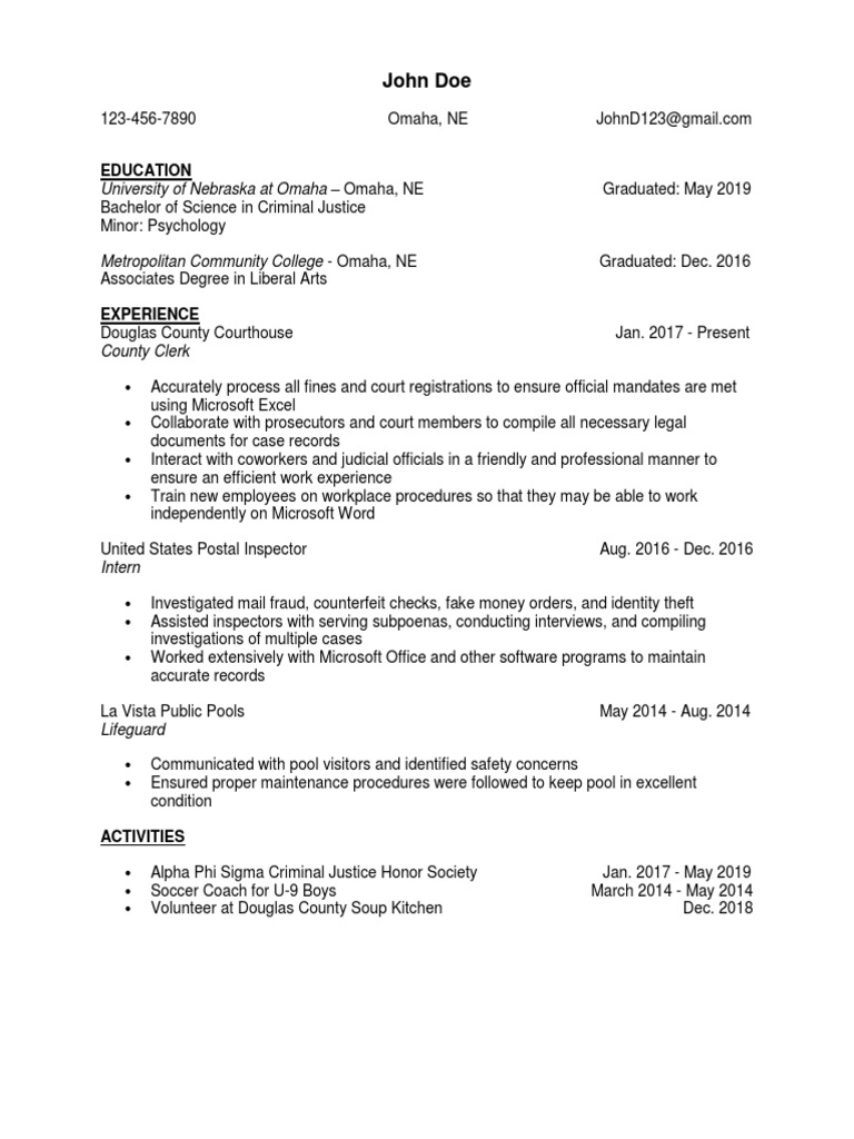 John Doe Resume | PDF