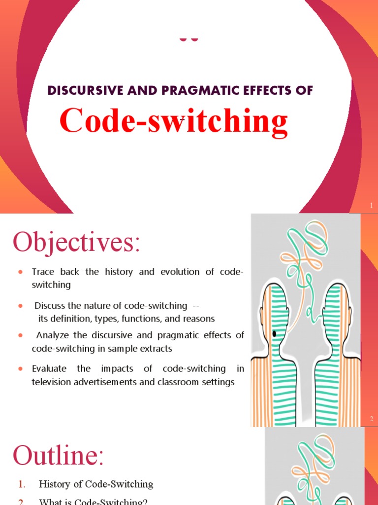 The Discursive and Pragmatic Effects of Code-Switching | PDF | Multilingualism | English Language