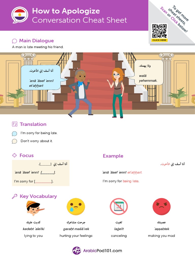 Arabic How To Apologize | PDF