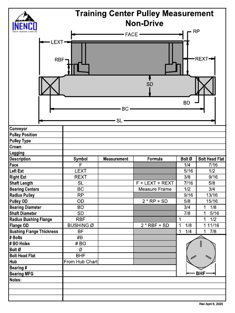 Datasheet Tail Pulley | PDF | Mechanical Engineering