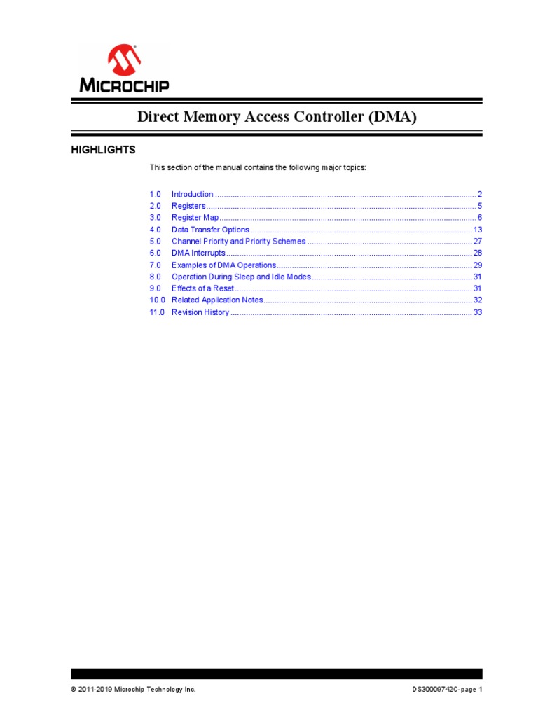 dsPIC33 PIC24 FRM, Direct Memory Access Controller (DMA) DS30009742C ...