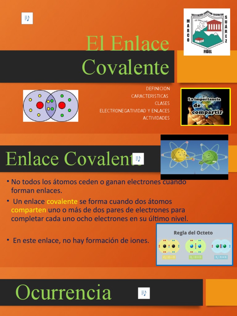 El Enlace Covalente | PDF | Enlace covalente | Enlace químico