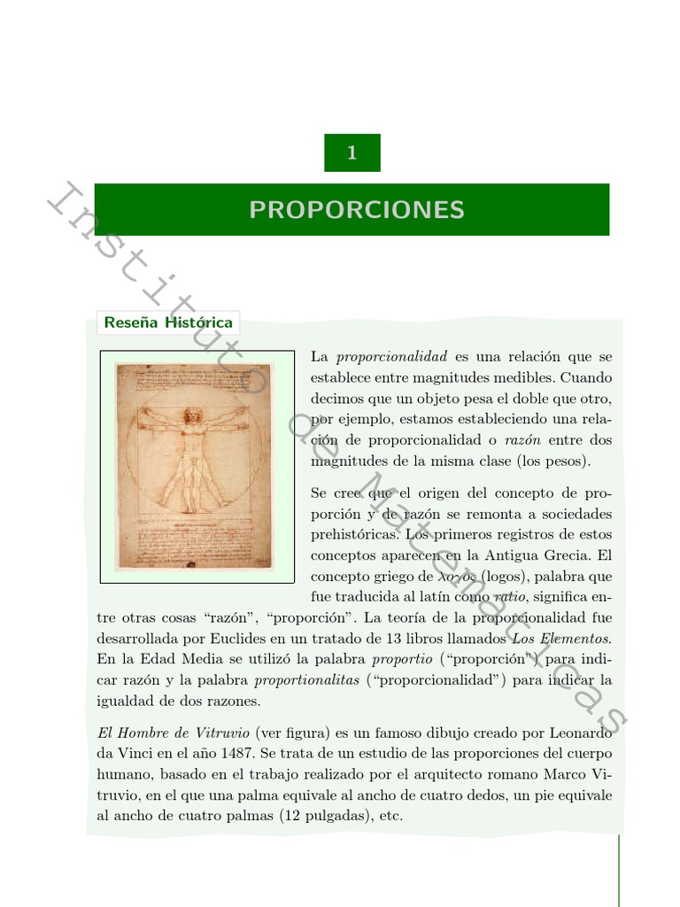Proporciones Pdf Objetos Matemáticos Aritmética