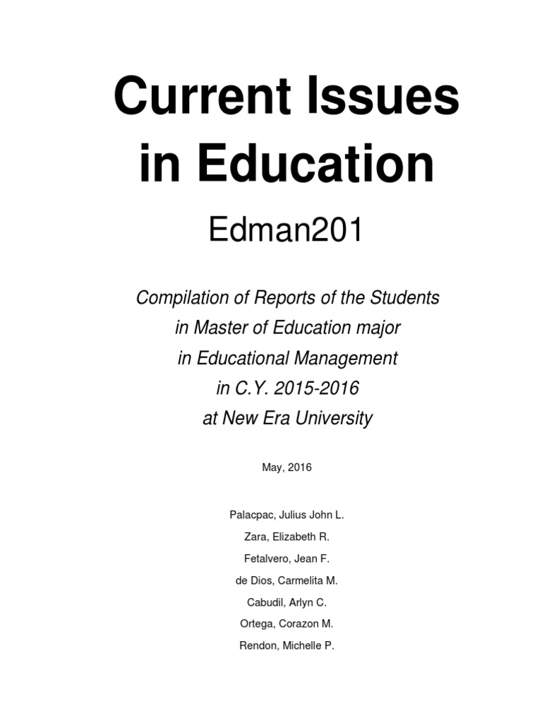 Current Issues in Education Edman201 Com | PDF | School Library ...