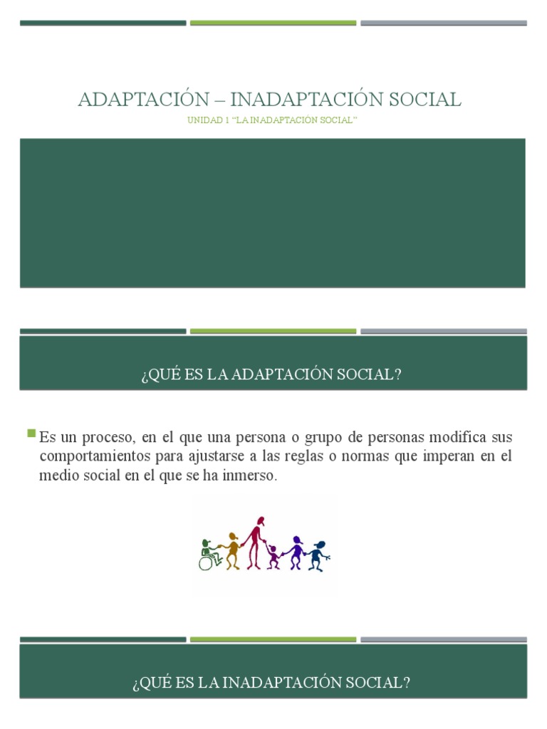 Adaptación-Inadaptación Social | PDF | Comportamiento | Violencia
