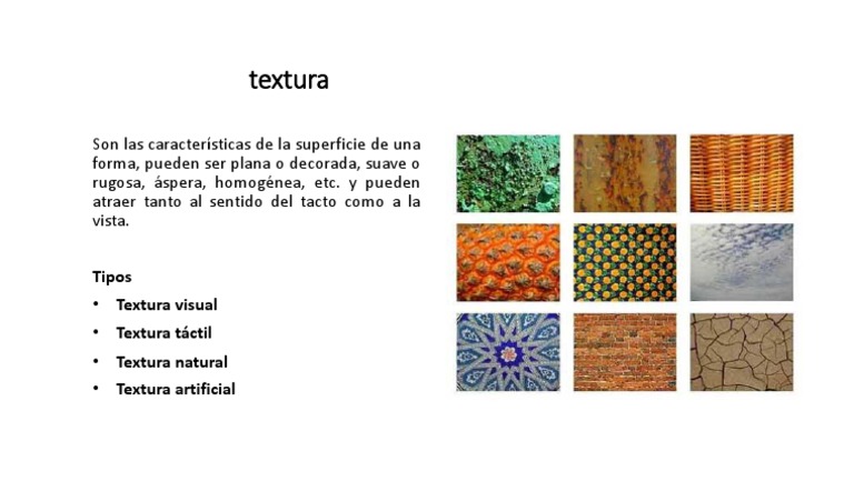 Textura: Tipos | PDF