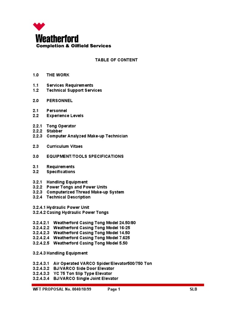 Tubular Running Services Tech Info | PDF | Diesel Engine | Elevator