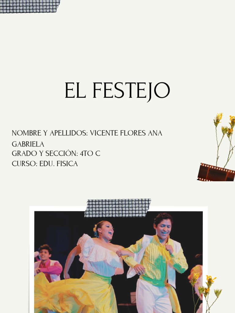 Festejo: Danza Afroperuana Tradicional | PDF