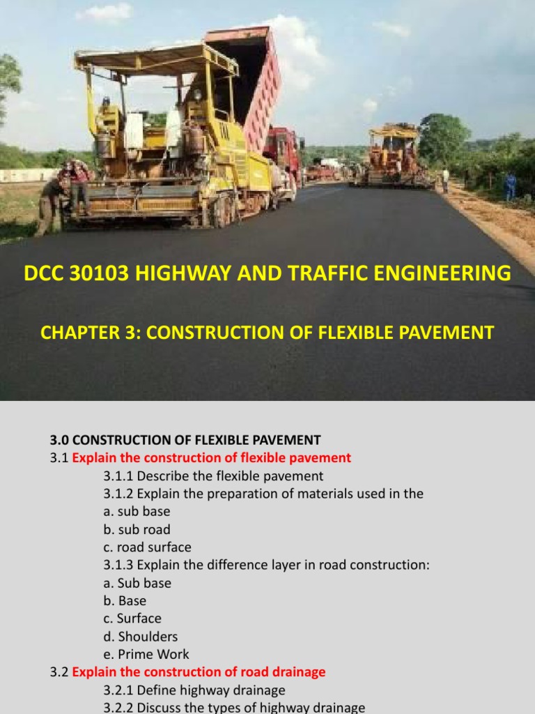 Construction of Flexible Pavements: Materials, Layer Structures and ...