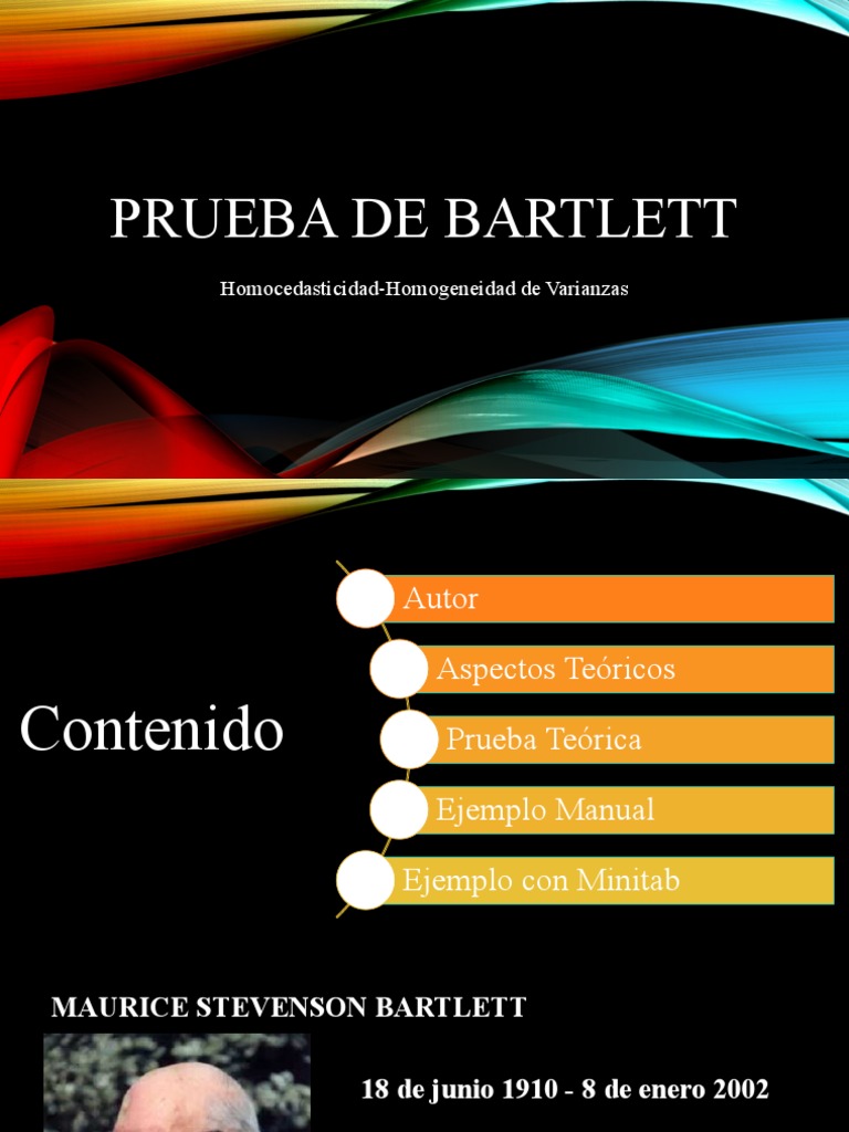 Aspectos Teóricos de la Prueba de Bartlett | PDF | Teoría estadística | Estadísticas
