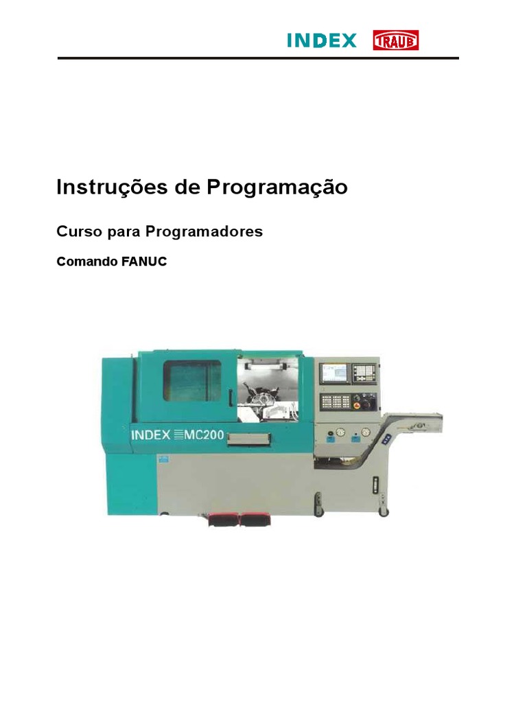 PROGRAMADOR Manual de Programacao | PDF | Máquina-ferramenta | Máquinas