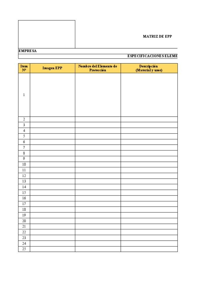 Formatos EPP | PDF | Naturaleza