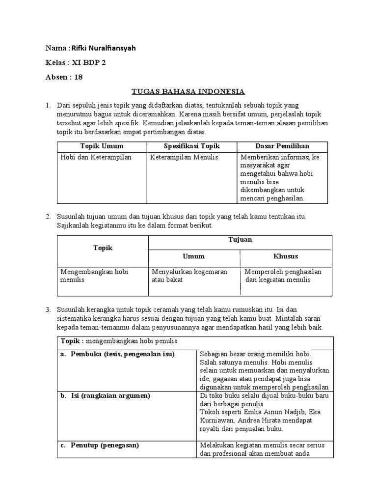 Rifki N Xi BDP 2 (Hal 98-99) | PDF