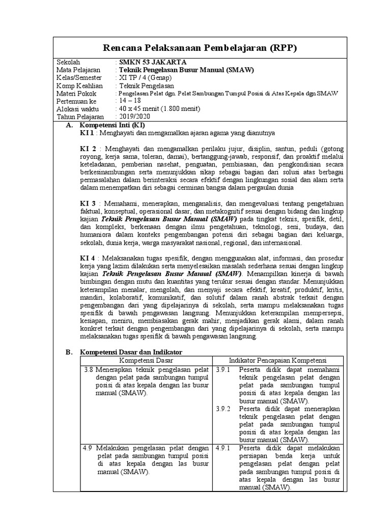 RPP SMKN 53 Jakarta | PDF