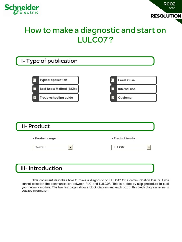 R002 - How To Make A Diagnostic and Start On LULC07 | PDF ...