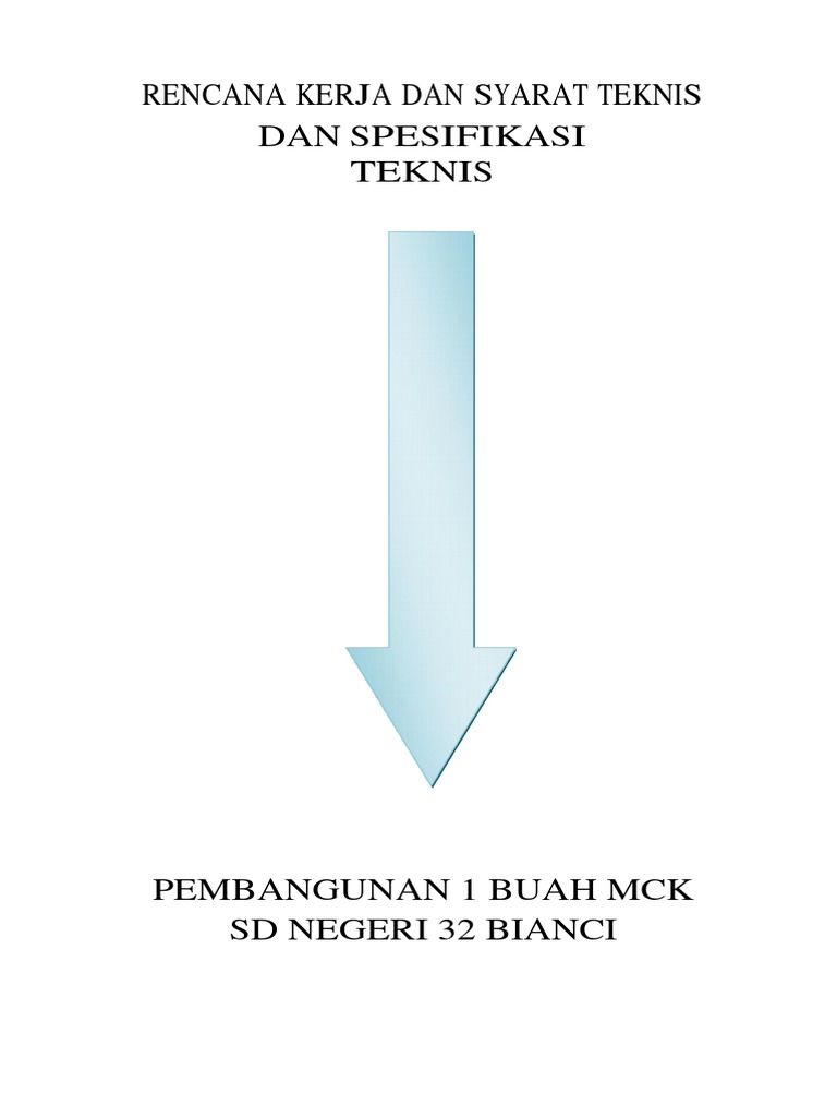 Rks Dan Spek Rumah MCK | PDF