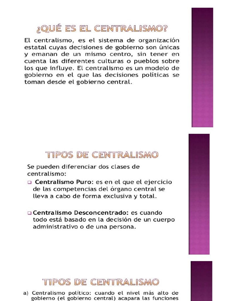 Centralismo | PDF