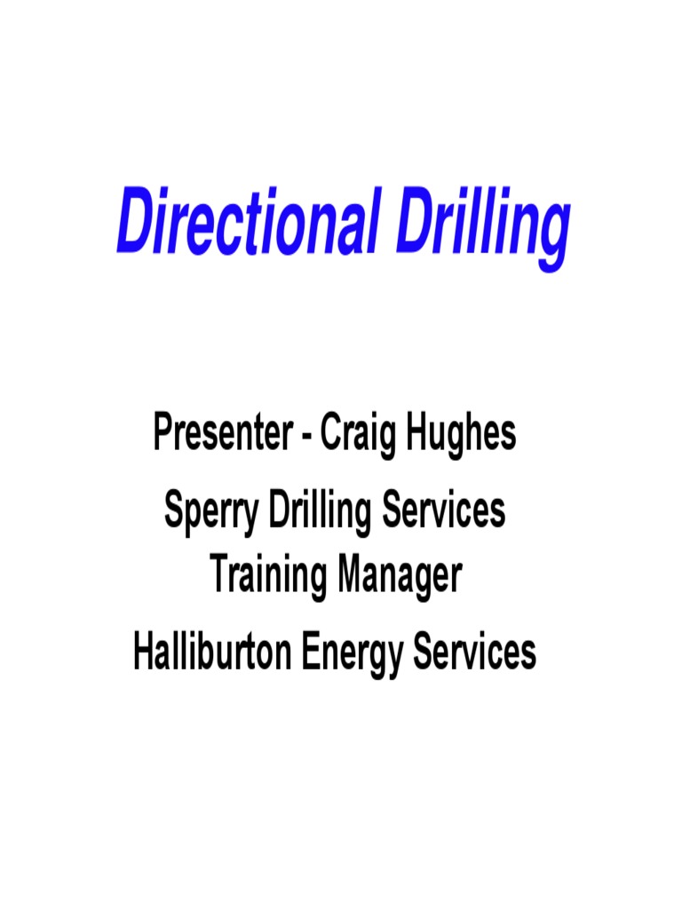 Directional Drilling | PDF | Oil Well | Electric Motor