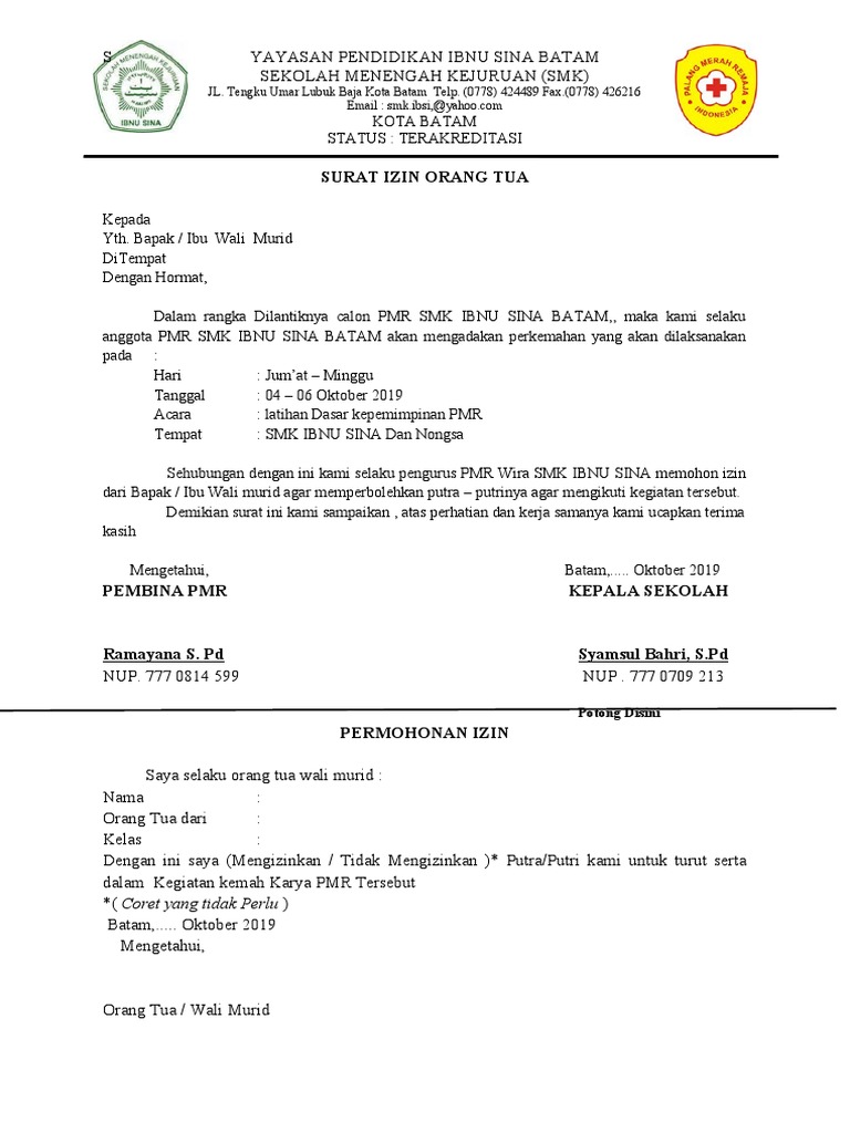 Surat Izin | PDF