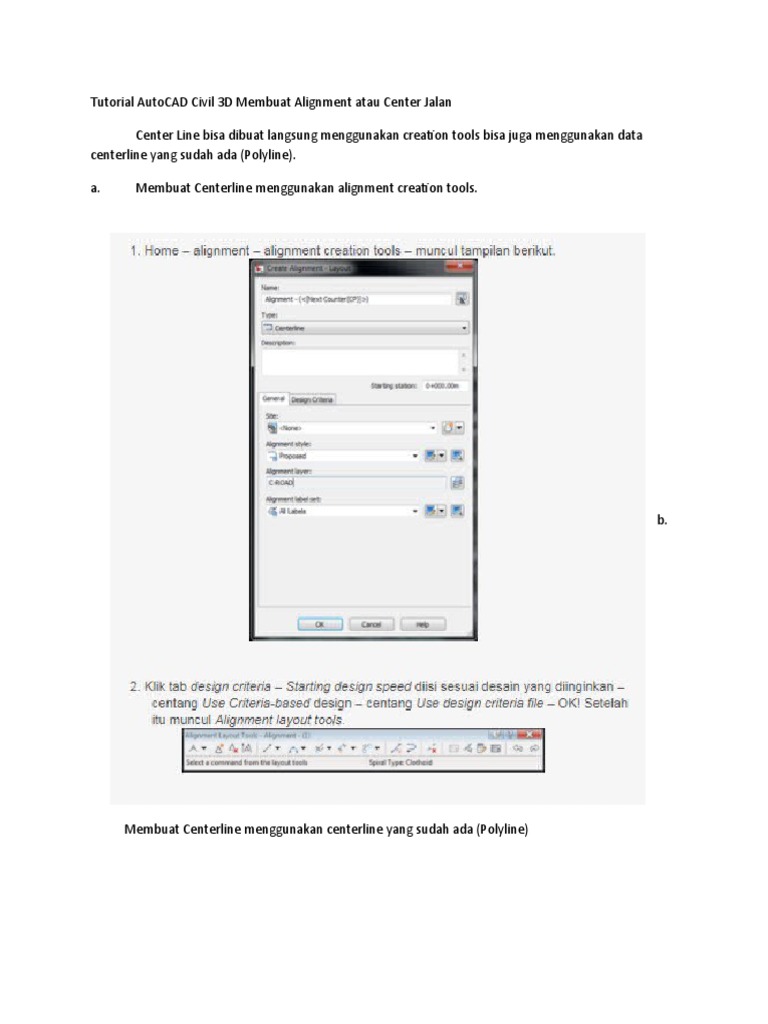 Panduan Centerline di AutoCAD 3D | PDF