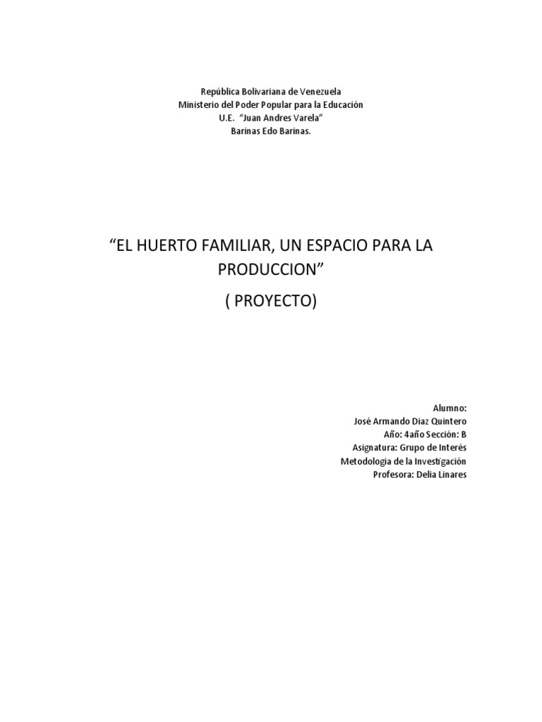 Proyecto Titulo | PDF