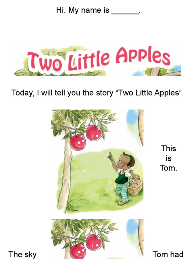 Two Little Apples | PDF