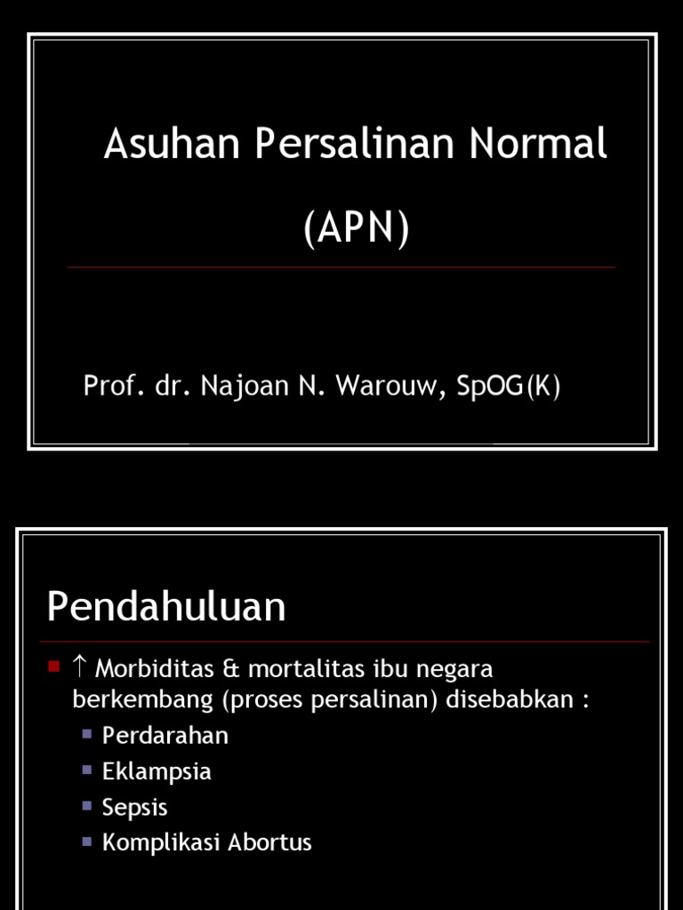 Asuhan Persalinan Normal | PDF