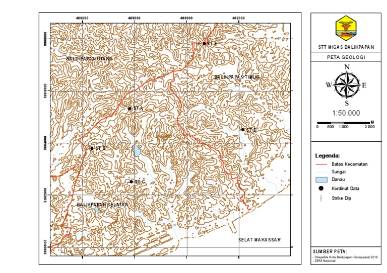 Balikpapan UTM Geologi | PDF