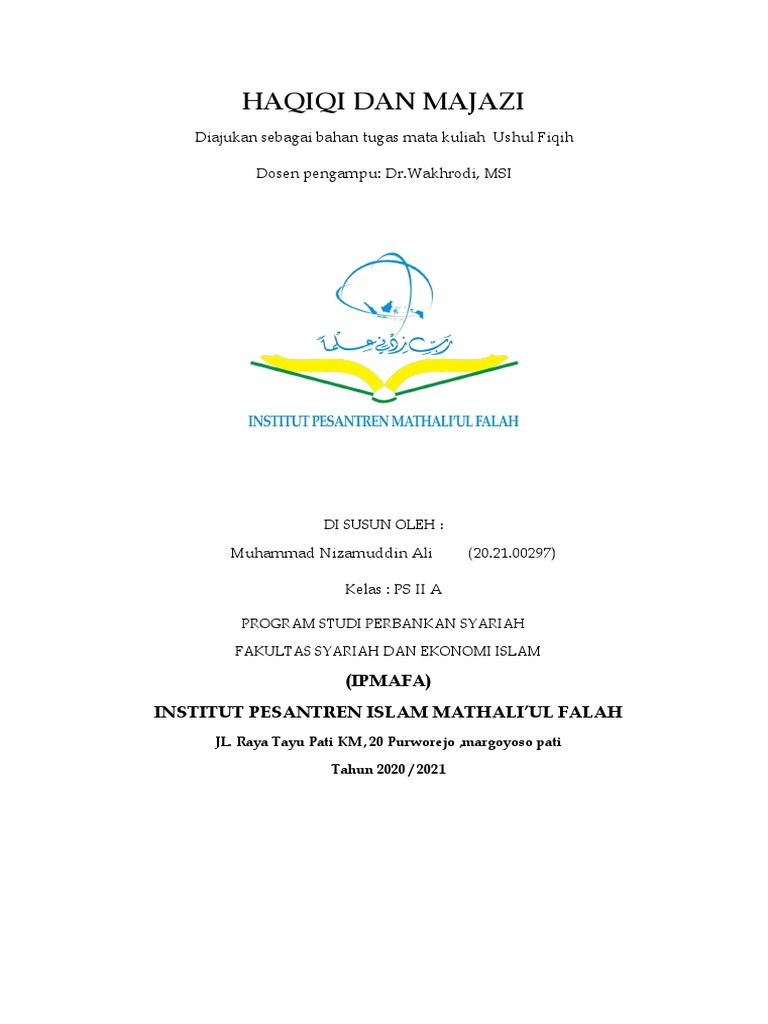 Haqiqi Dan Majazi | PDF