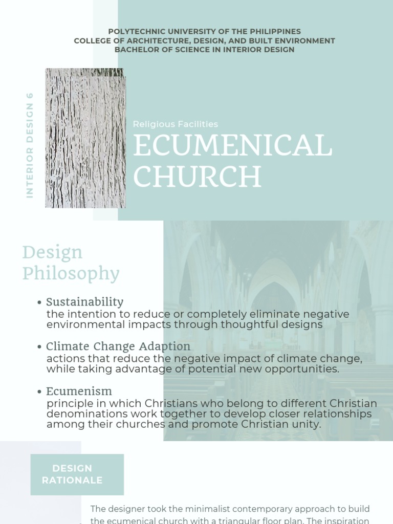 Ecumenical Church Design | PDF | Wall | Ecumenism