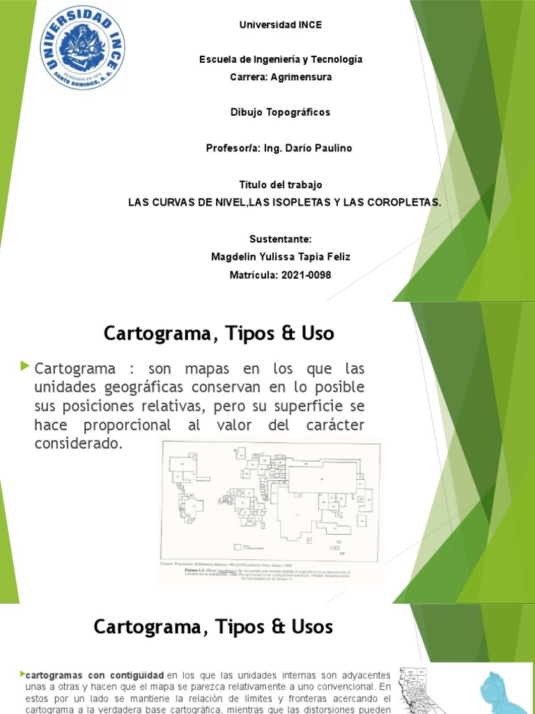 Isopletas y Coropletas en Cartografía | PDF | Línea de contorno | Geografía