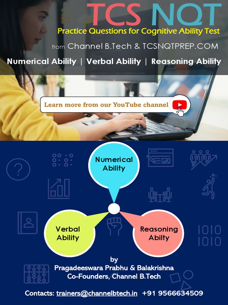 Practice Questions For Cognitive Ability Test: Numerical Ability ...