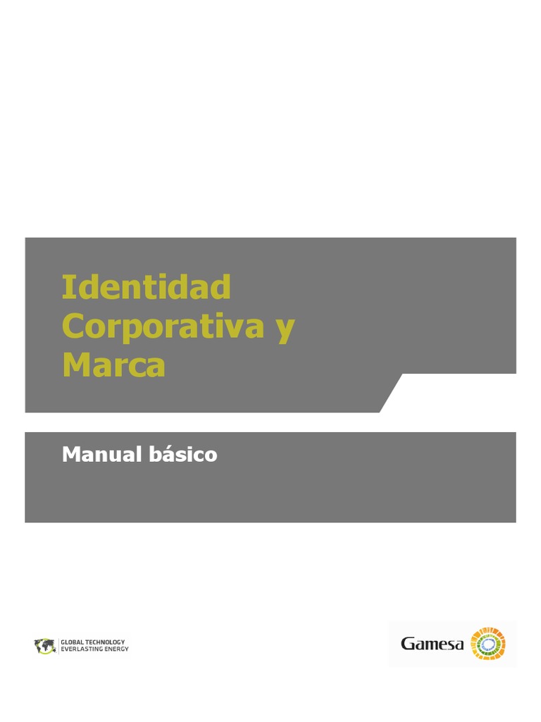 Manual Básico de Identidad Gamesa | PDF | Color | Science
