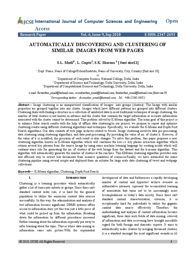 Paper Web Clustering | PDF | Cluster Analysis | Information Retrieval