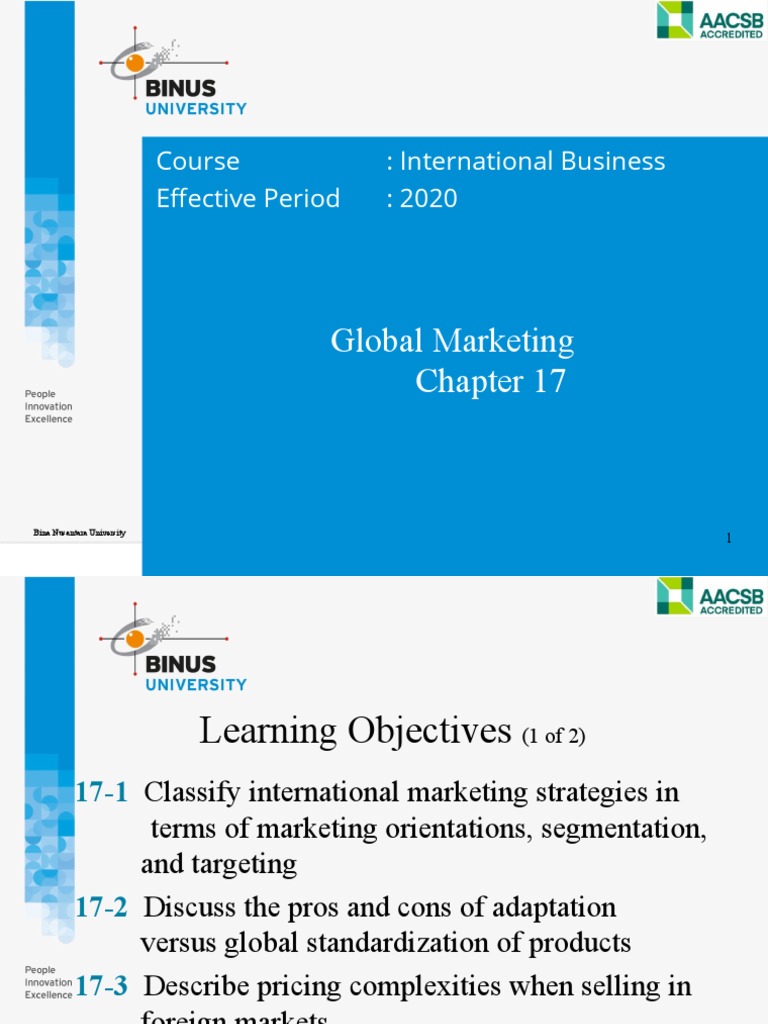 International Marketing Strategies Overview | PDF | Marketing ...