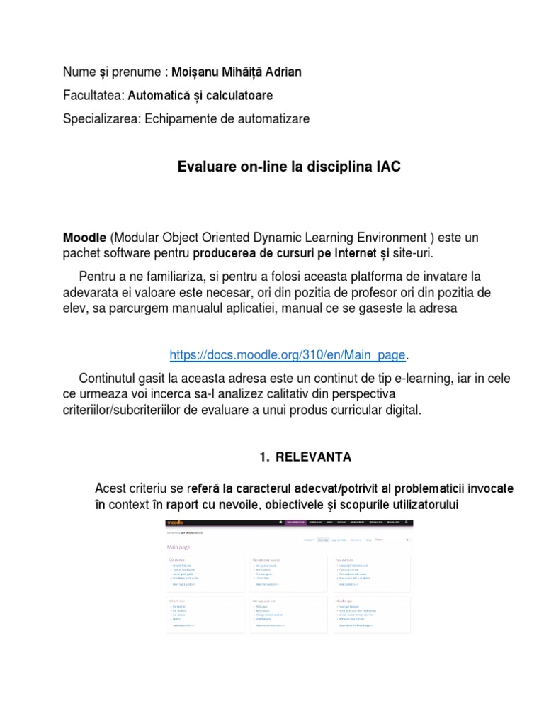 DPPD Moisanu Mihaita Adrian IAC | PDF