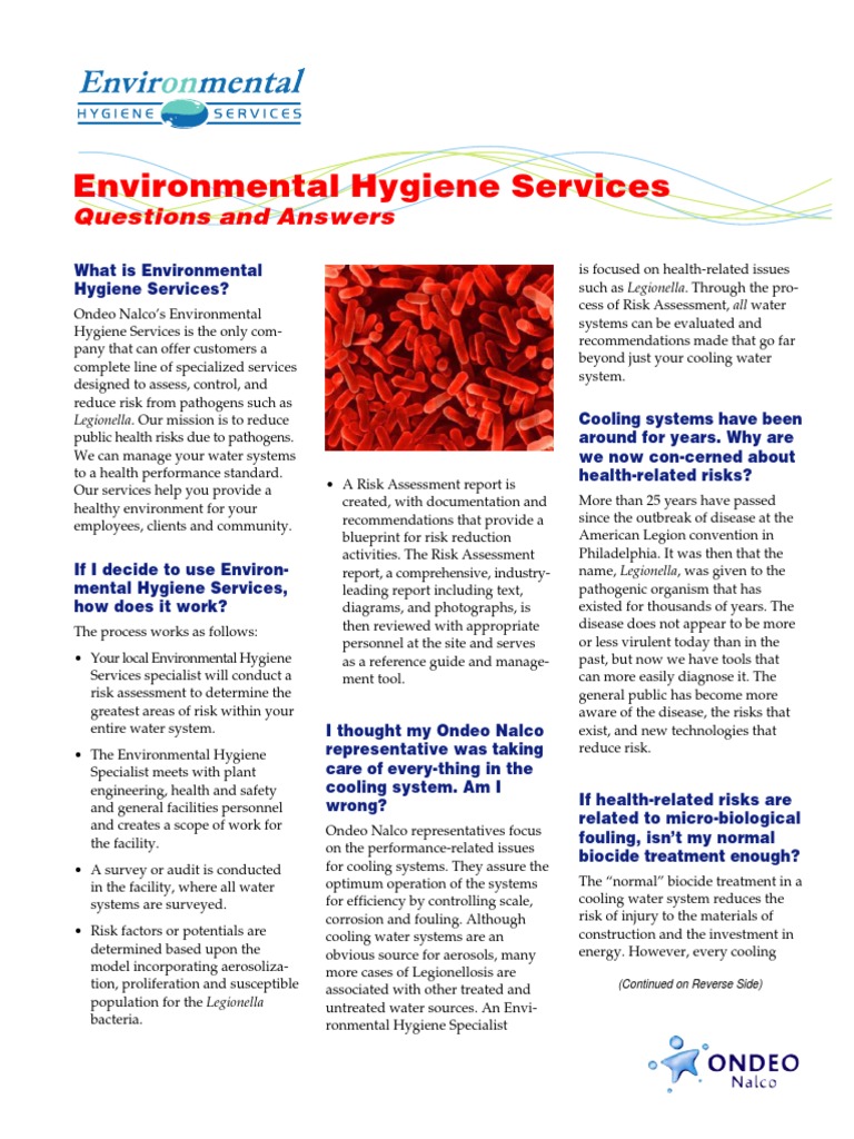 Environmental Hygiene Services: Questions and Answers | PDF ...