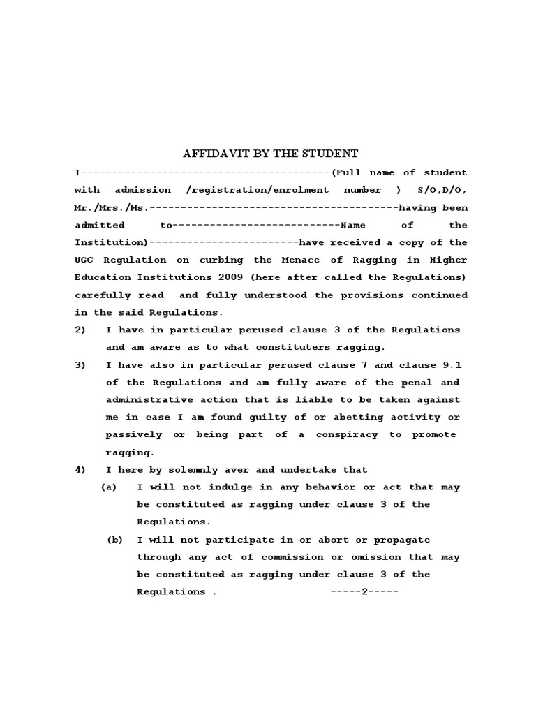 An Affidavit of Dependents for ECHS Membership | PDF | Affidavit | Bail