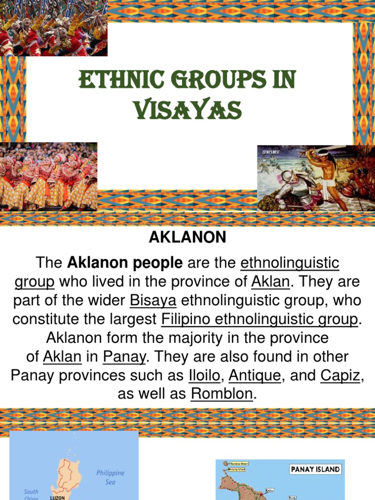 Ethnic Groups in Visayas | PDF | Philippines | Ethnic Groups