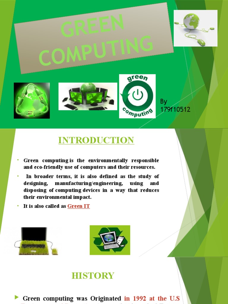 Green Computing | PDF