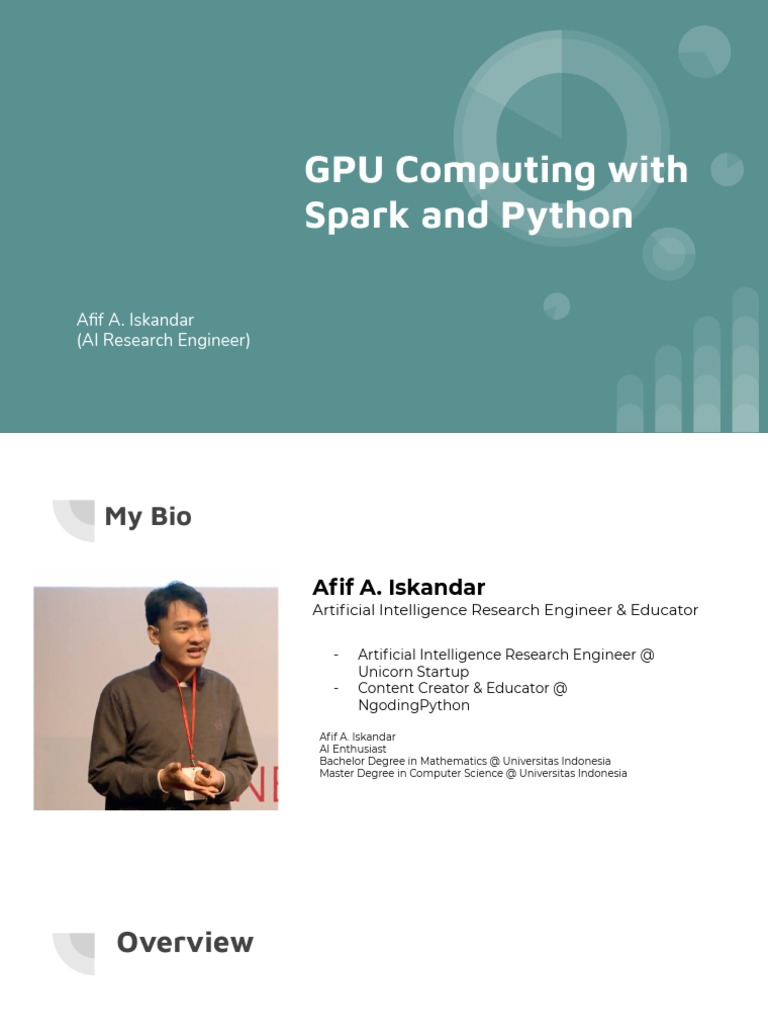Gpu Computing With Spark And Python Pdf Apache Spark Python Programming Language