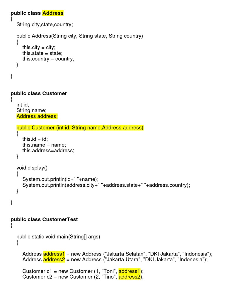 PBO Week 08 OOAD Contoh 04 | PDF