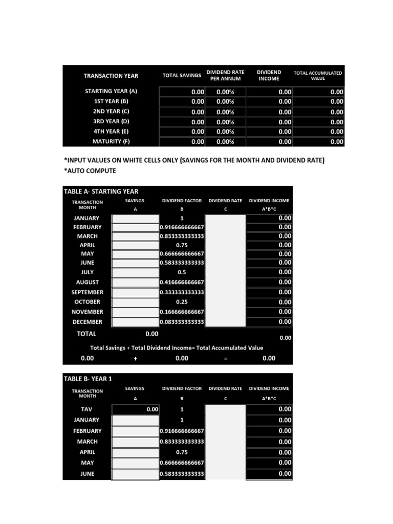 MP2 Auto Computation Worksheet | PDF