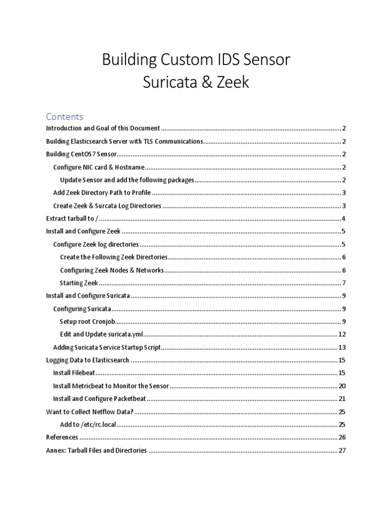 Building Custom IDS Sensor | PDF | Transport Layer Security | Computer ...