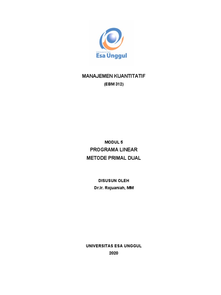 Program Linear | PDF