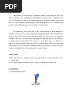 Shear Box Lab Report | PDF | Density | Strength Of Materials