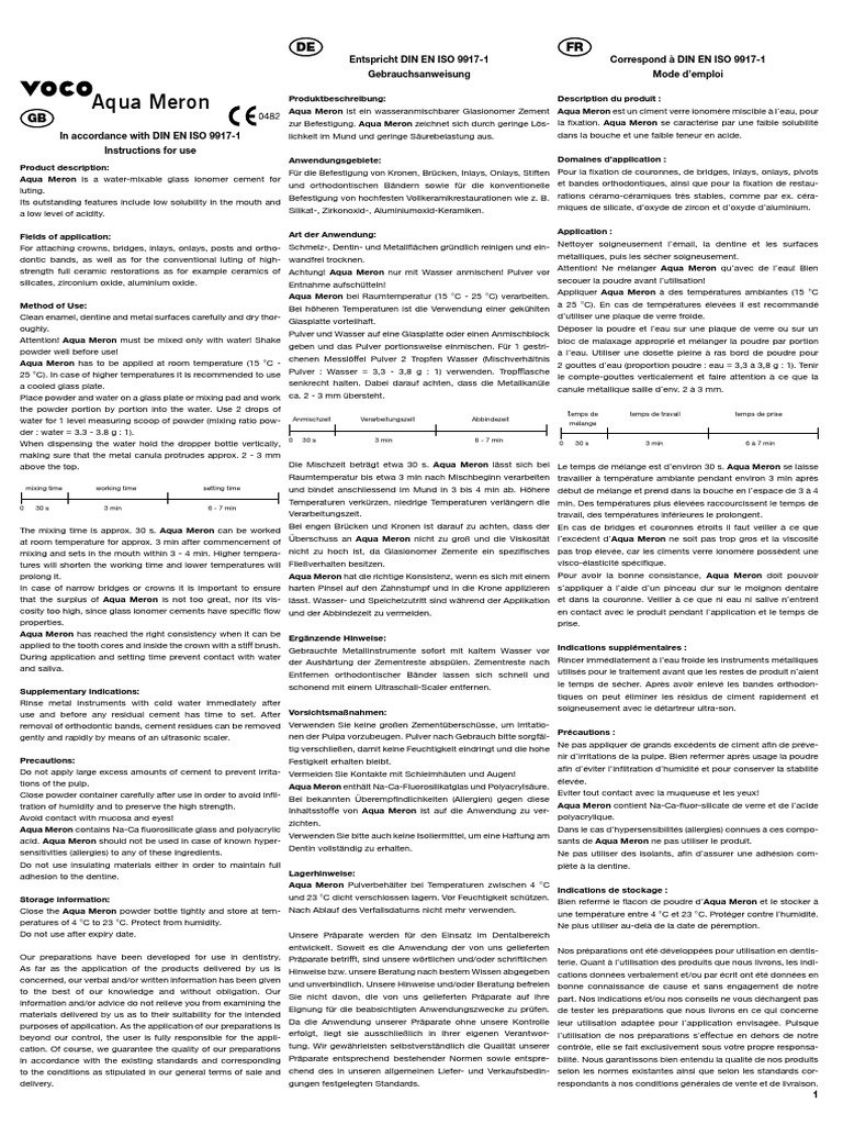 Aqua-Meron XX GI 1 | PDF