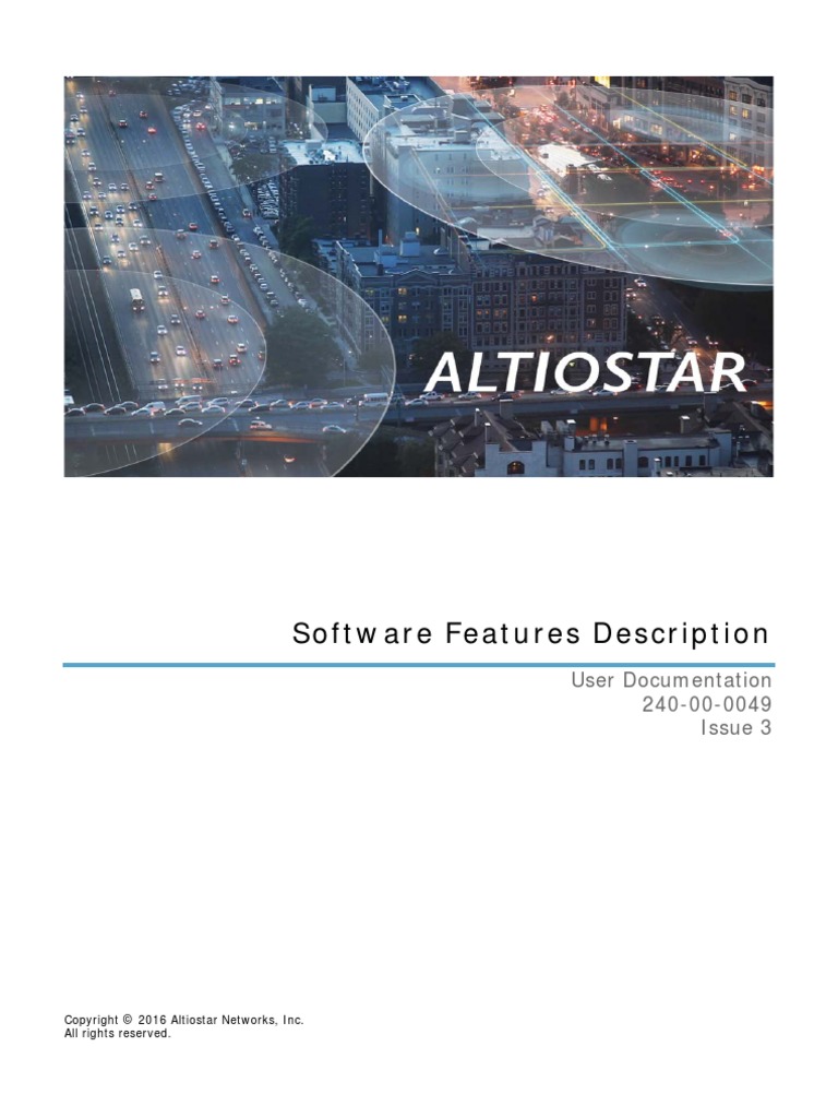 Feature Description Guide | PDF | Radio | Information And ...