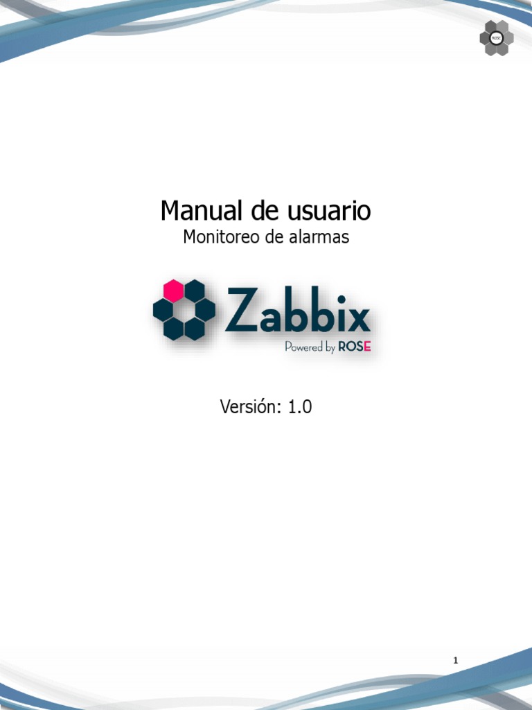 Manual de Usuario Zabbix V1 - Final | PDF | Ventana (informática) | Informática
