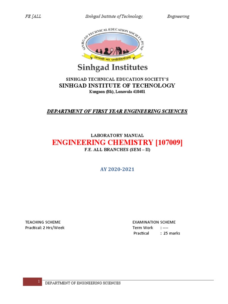 Chemistry Lab Journal Write Up | PDF | Titration | Chemistry
